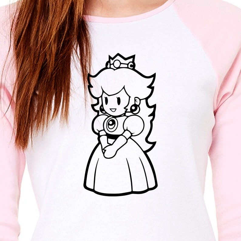 Princess Peach Cut Files Cricut Silhouette Cameo Svg Cut - Etsy