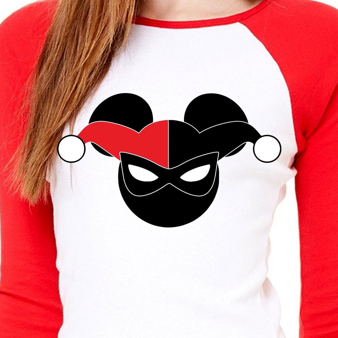 Minnie Harley Quinn Digital Cut Files Cricut Silhouette Cameo Svg Cut ...