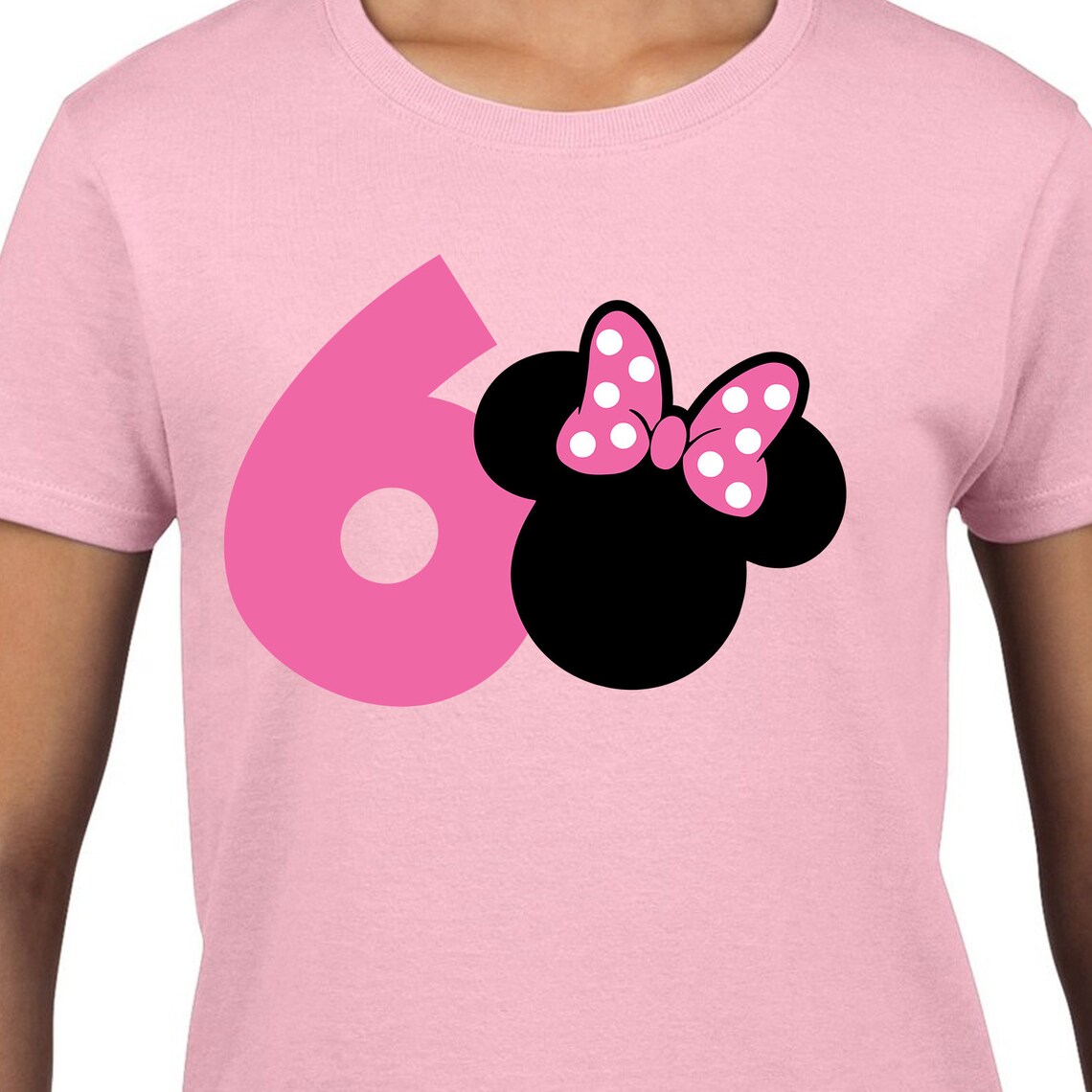 Minnie 6th Birthday Cut Files Cricut Silhouette Cameo - Etsy