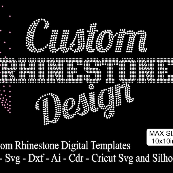 Custom Rhinestone - Etsy