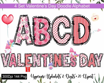 Alphabet Valentines Png - Etsy