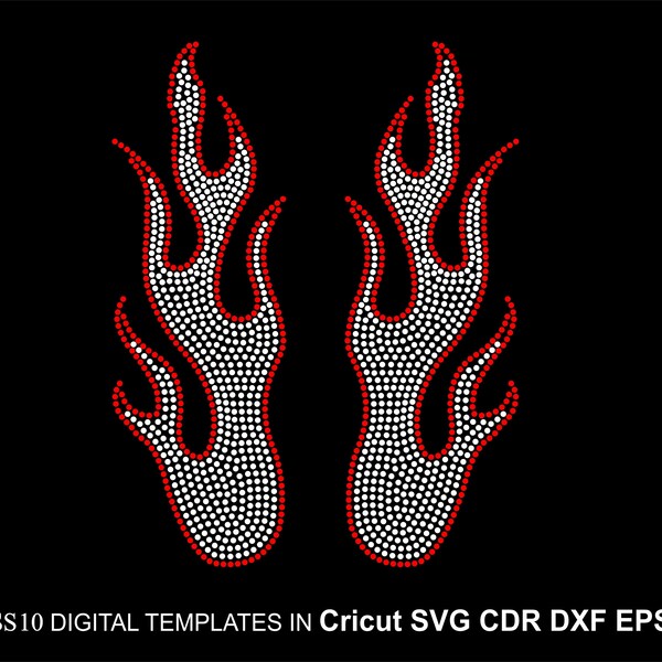 Sleeve Flames Svg - Etsy UK
