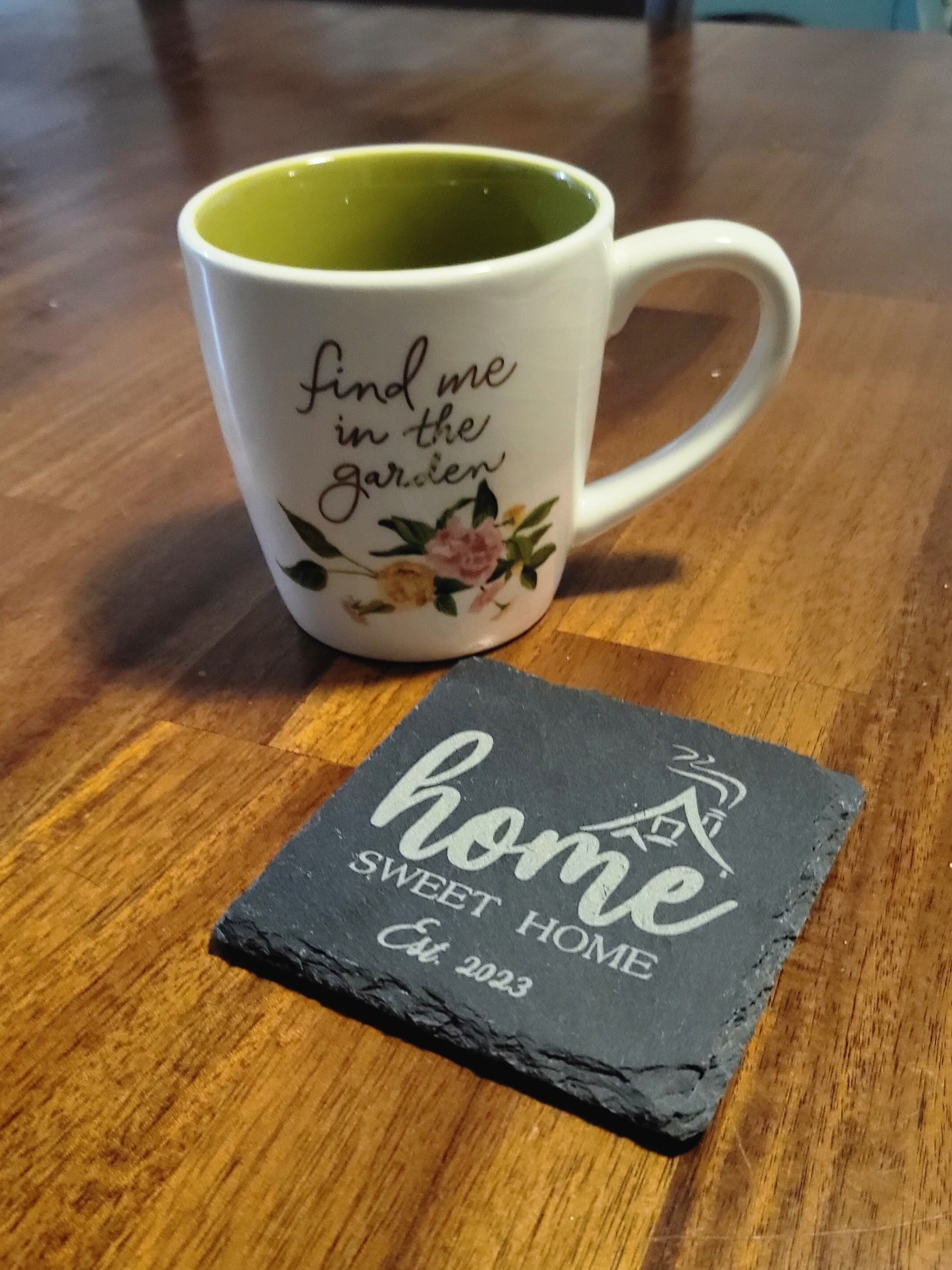 Set of 4 Slate Custom Coasters - Etsy