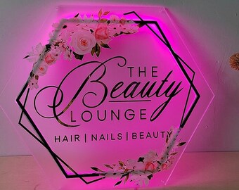 Salon Light up Sign - Etsy