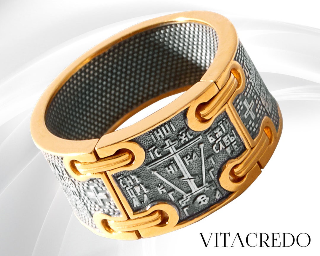 Jewelry Orthodox Ring "psalm of David", 925 Silver - Etsy