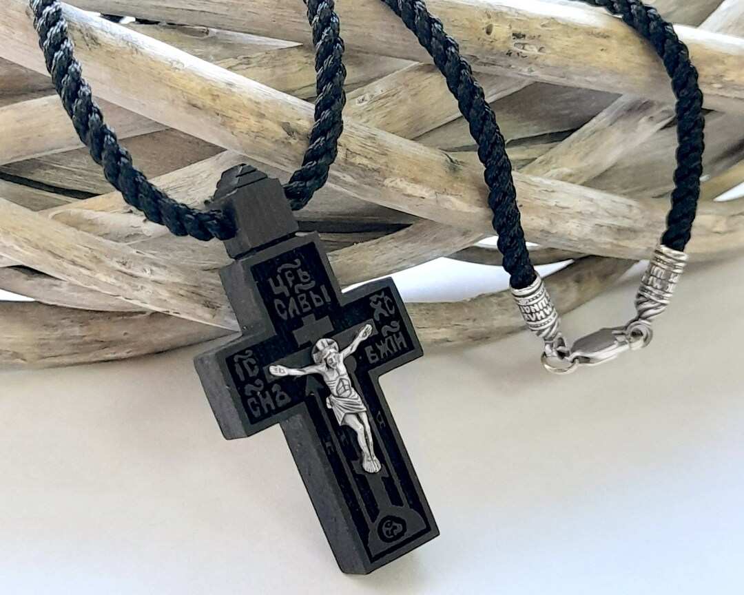 Wooden Black Cross - Etsy