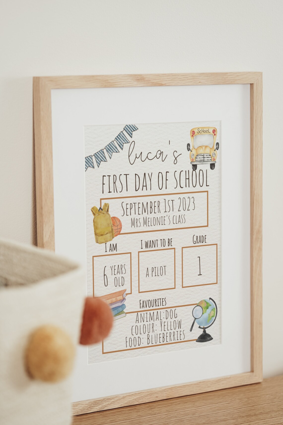 Boho First Day of School Printable Sign, First Day of School Printable ...
