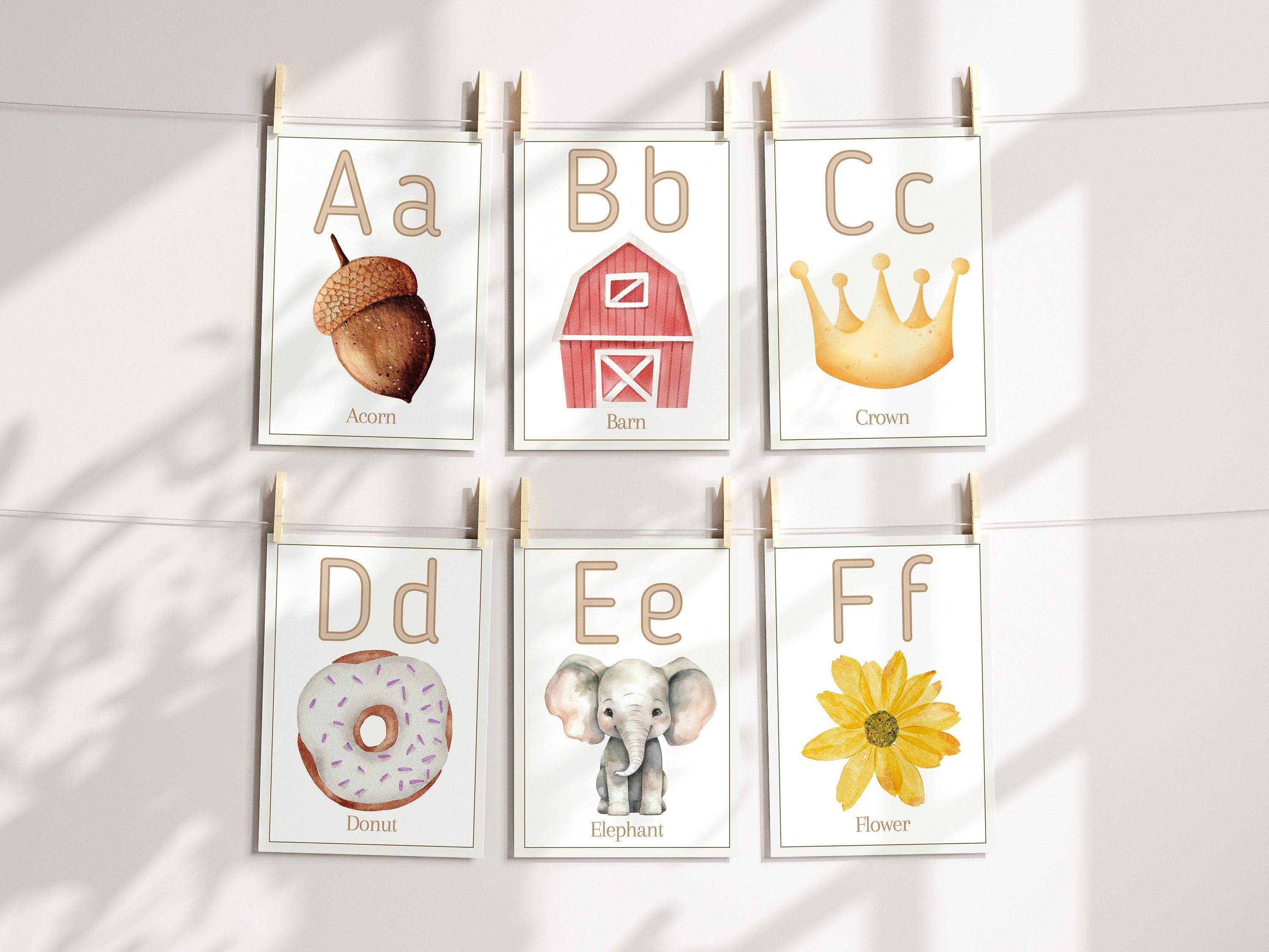Printable Montessori Cards, Printable Toddler Flashcards, Digital ...