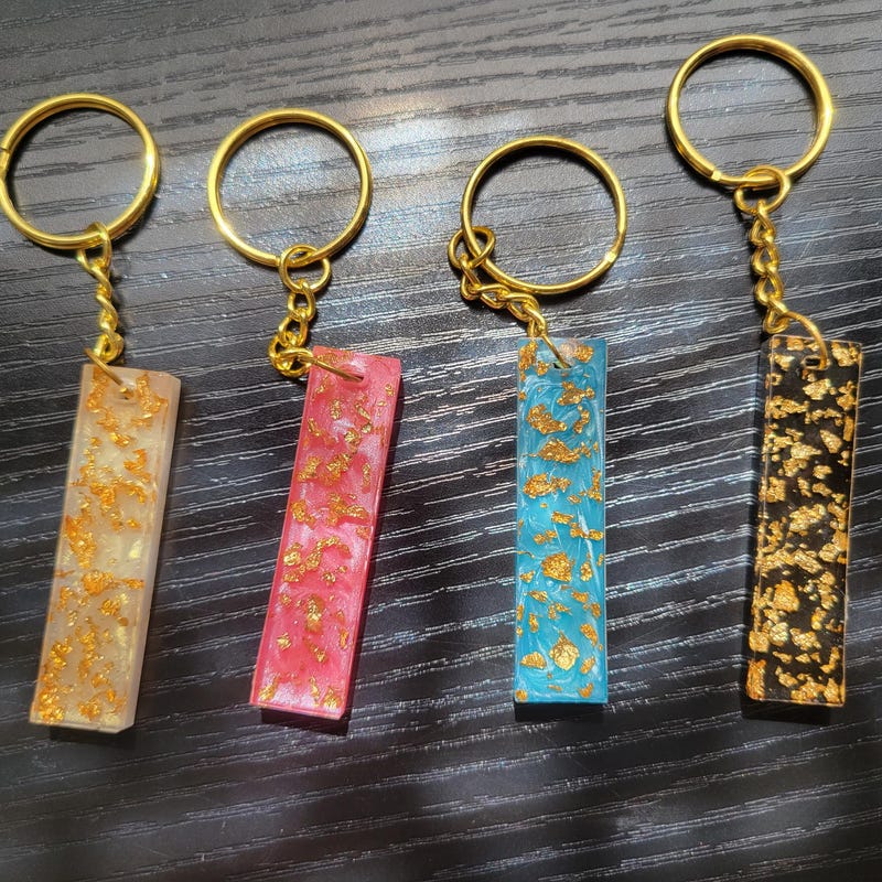 Resin Keychain - Etsy
