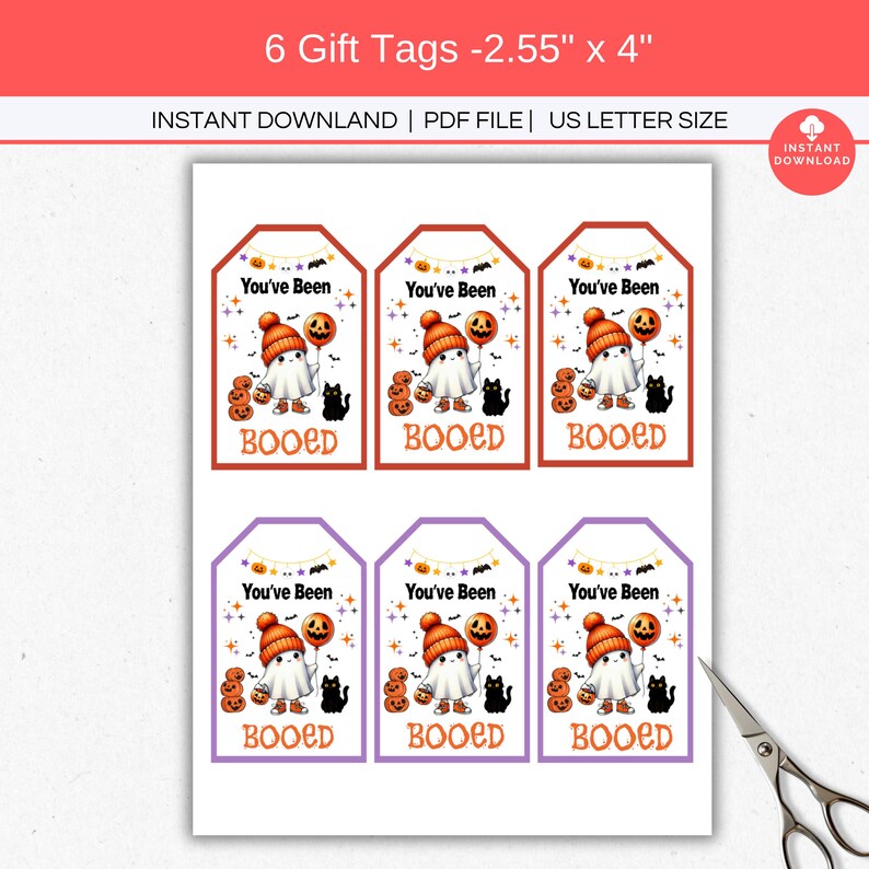 You've Been Booed Printable Halloween Bundle, You've Been Booed Kit ...