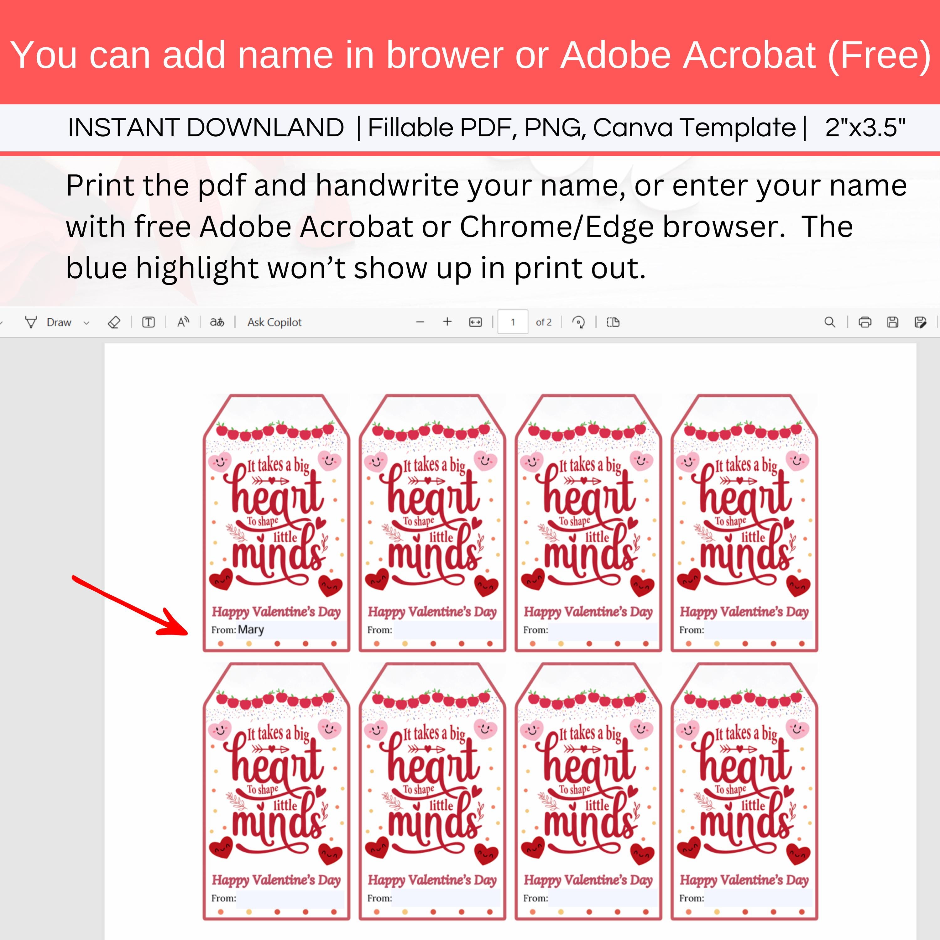 It Takes a Big Heart to Shape Little Minds Teacher Appreciation Thank ...