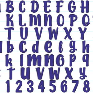 Halloween Doodle Font Alphabet Clipart Bundle, 8 Full Sets Alpha ...