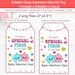 You Are a Special Piece of Our Class Valentine Gift Tag Printable ...