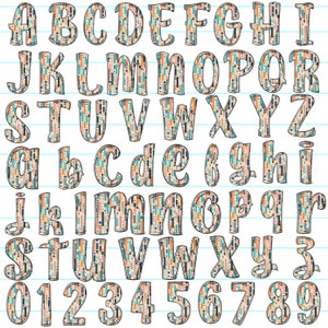 Teacher Doodle Alphabet Bundle, 8 Full Sets Back to School Alpha ...