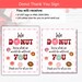 Donut Know What We'd Do Without You Sign, Printable Teacher ...