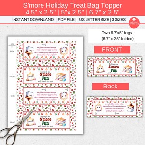 Holidays Are S'more Fun With Friends Like You Printable Treat Bag ...