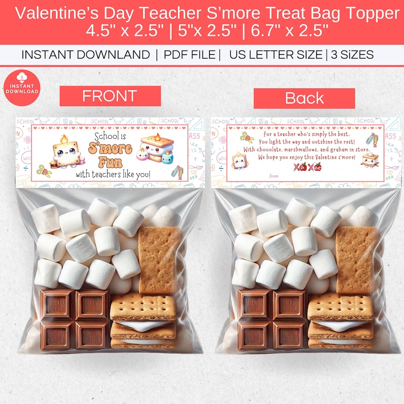 Smores Valentine - Etsy