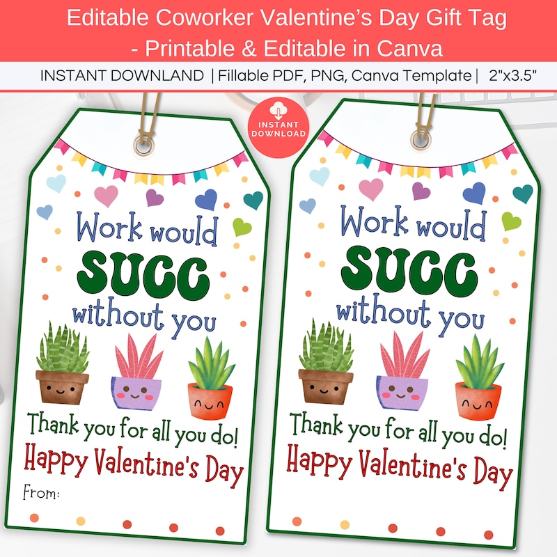 Succulent Gift Tag - 60+ Gift Ideas for 2026
