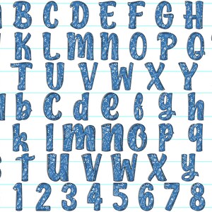 Teacher Doodle Alphabet Bundle, 8 Full Sets Back to School Alpha ...