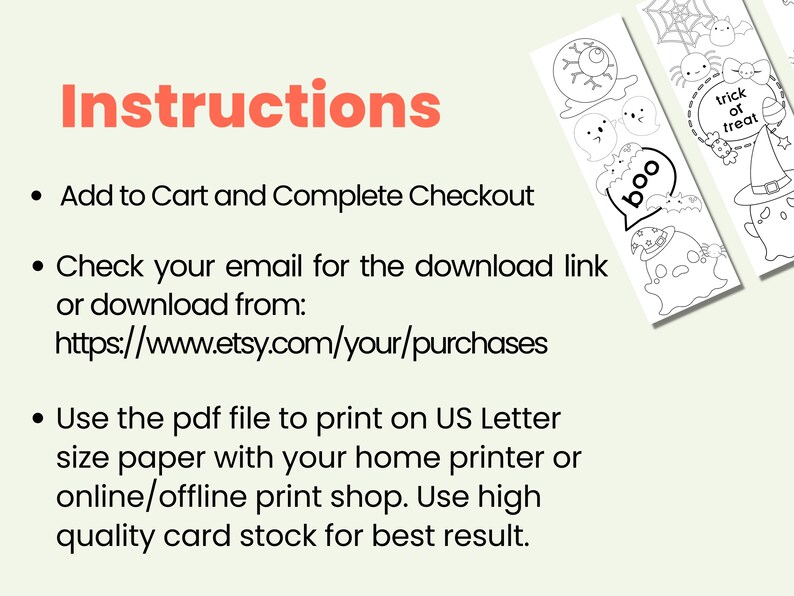 12 Printable Halloween Bookmarks for Kids to Color, Halloween Bookmarks ...