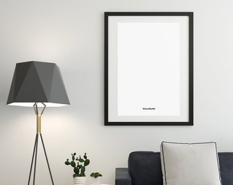 Minimal Poster, Minimal Decoration, Ornament for Every Home, Living ...