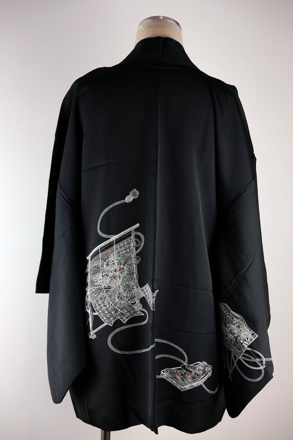 black haori traditional japanese - Gem