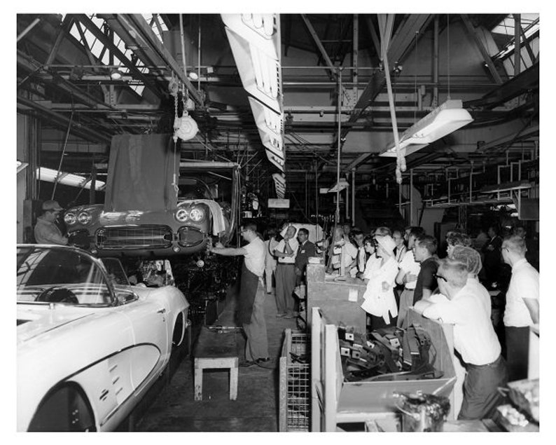 St. Louis Corvette Plant Photograph, 1956-1963 Classic Corvette Photo ...