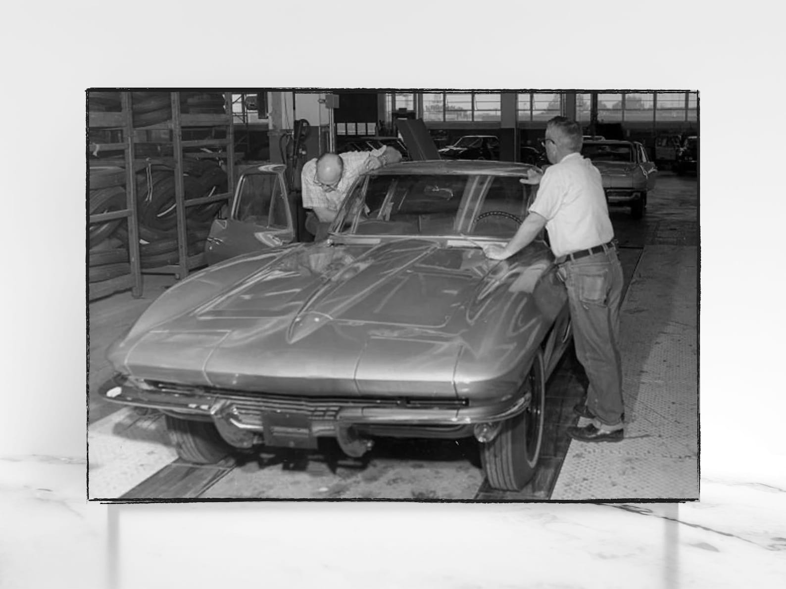 Rare Vintage Photograph of St. Louis Corvette Plant From 1956-1963 ...