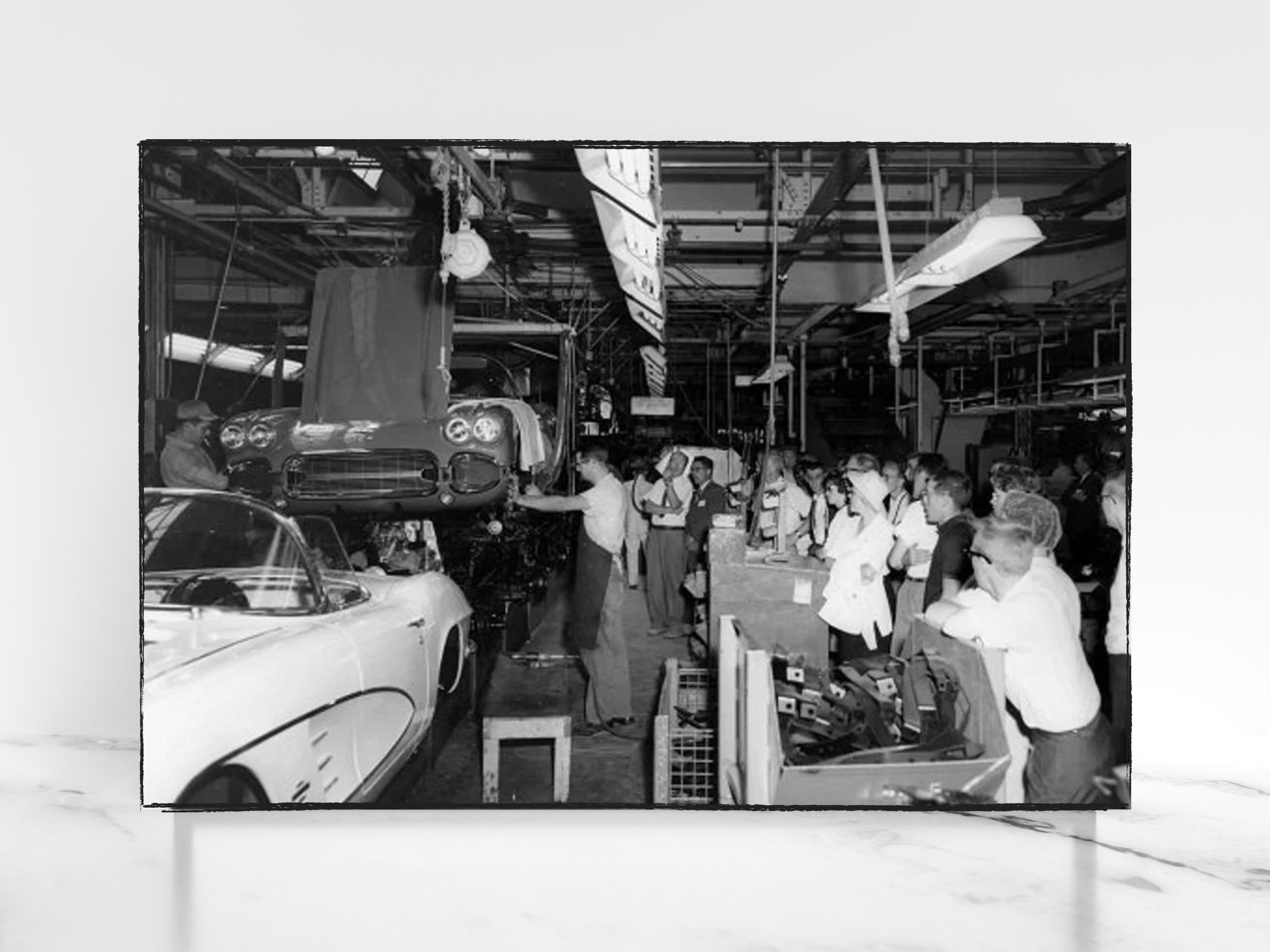 St. Louis Corvette Plant Photograph, 1956-1963 Classic Corvette Photo ...