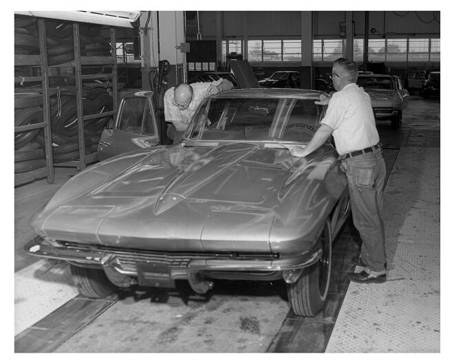 Rare Vintage Photograph of St. Louis Corvette Plant From 1956-1963 ...