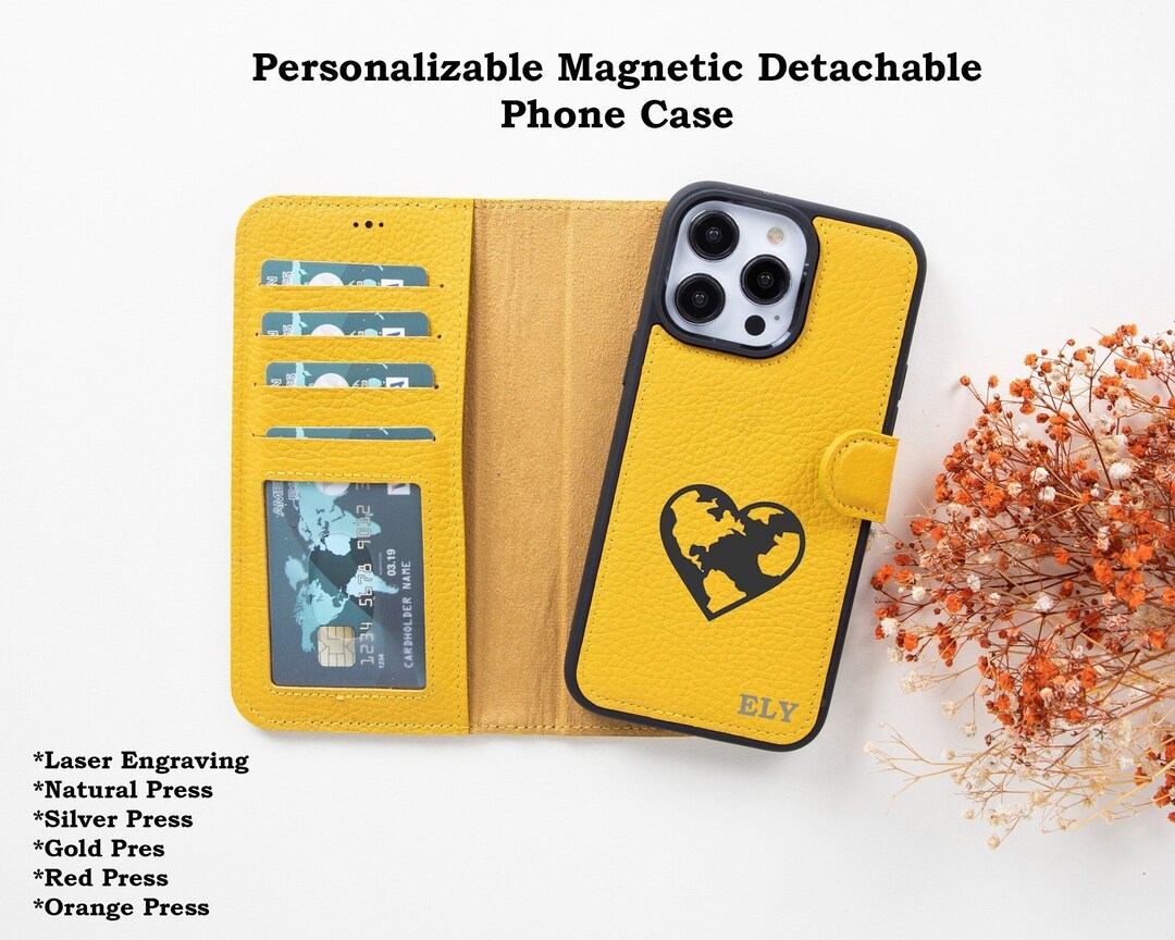 Personalized Leather iPhone 15 Series Phone Case, iPhone 14/pro/plus ...