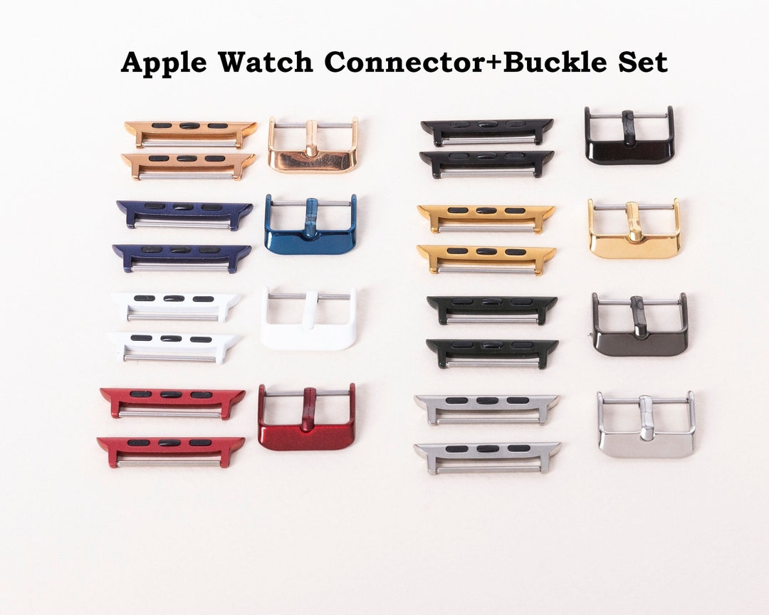 Apple Watch Band Connector Set 38mm 40mm 41mm 42mm 44mm 45mm for 8 7 6 ...