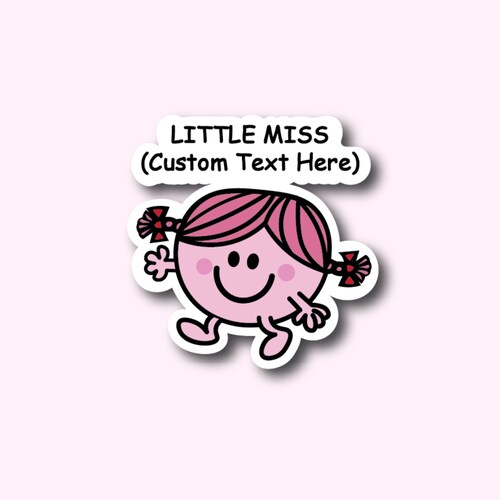Little Miss CUSTOM Stickers - Etsy