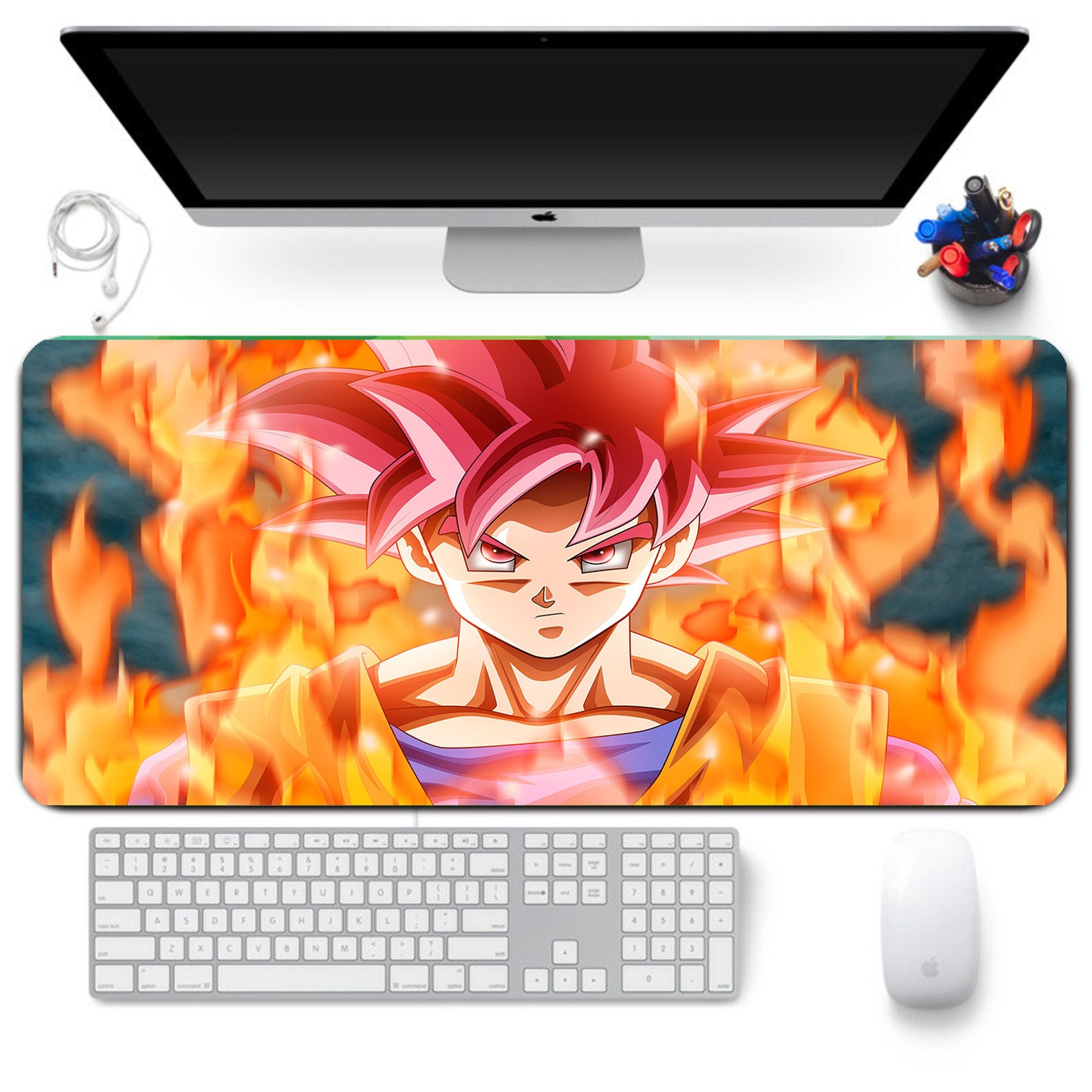 Anime RGB Gaming LED RGB Mouse Pads Designed & Sold By Zesty Randee