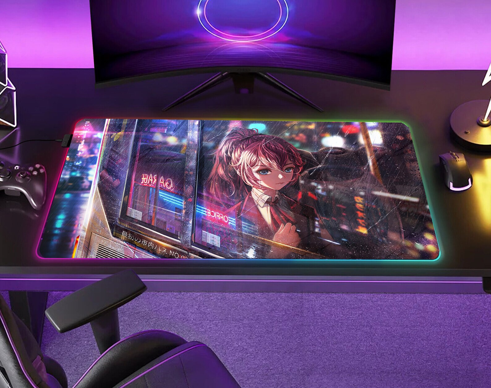 Anime RGB Gaming LED RGB mouse pads sold by DaviMills | SKU 25756976 ...