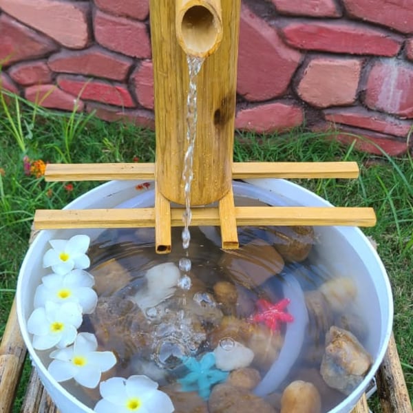 Japanese Garden Bamboo Fountain - Etsy