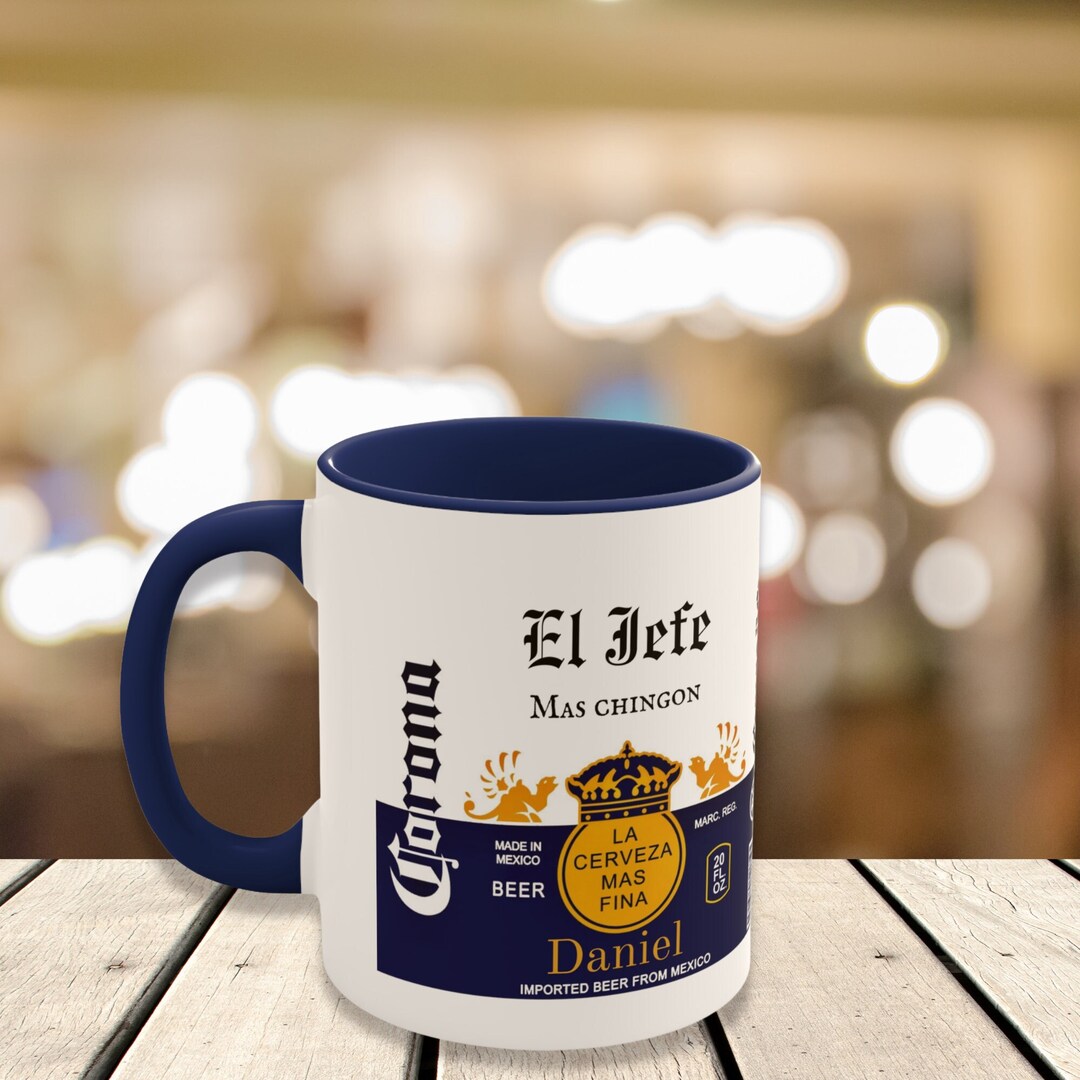 El Jefe Coffee Mug | Customized Gift | Gift for Latino | Mexican Gift ...
