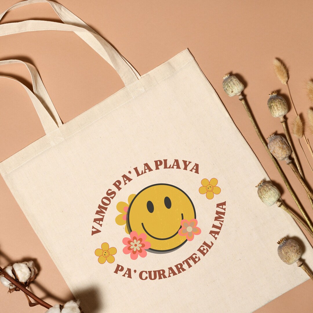 Vamos Pa' La Playa Tote Bag | Summer Beach Bag | Gift for Latina ...