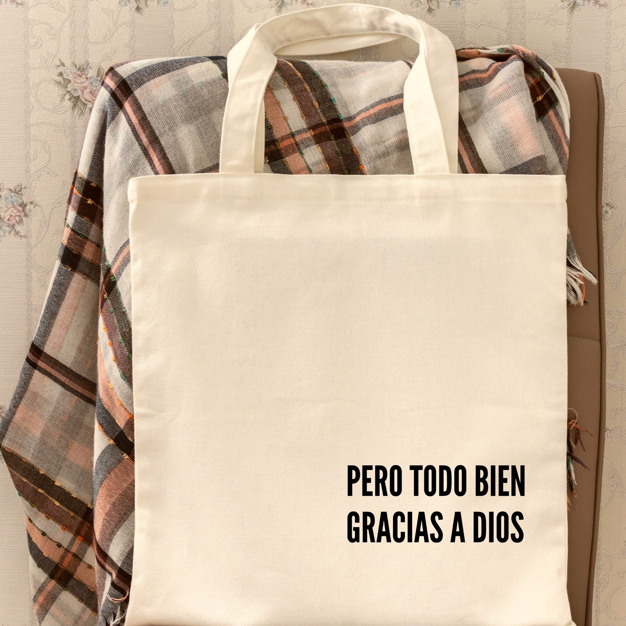Todo Bien Tote Bag | Reusable Bag | Gift for Latina | Spanish Bag ...