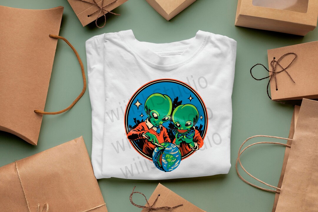 Alien Svg, Earth Svg, Watermelon Svg, Digital File & Sublimation Ready ...