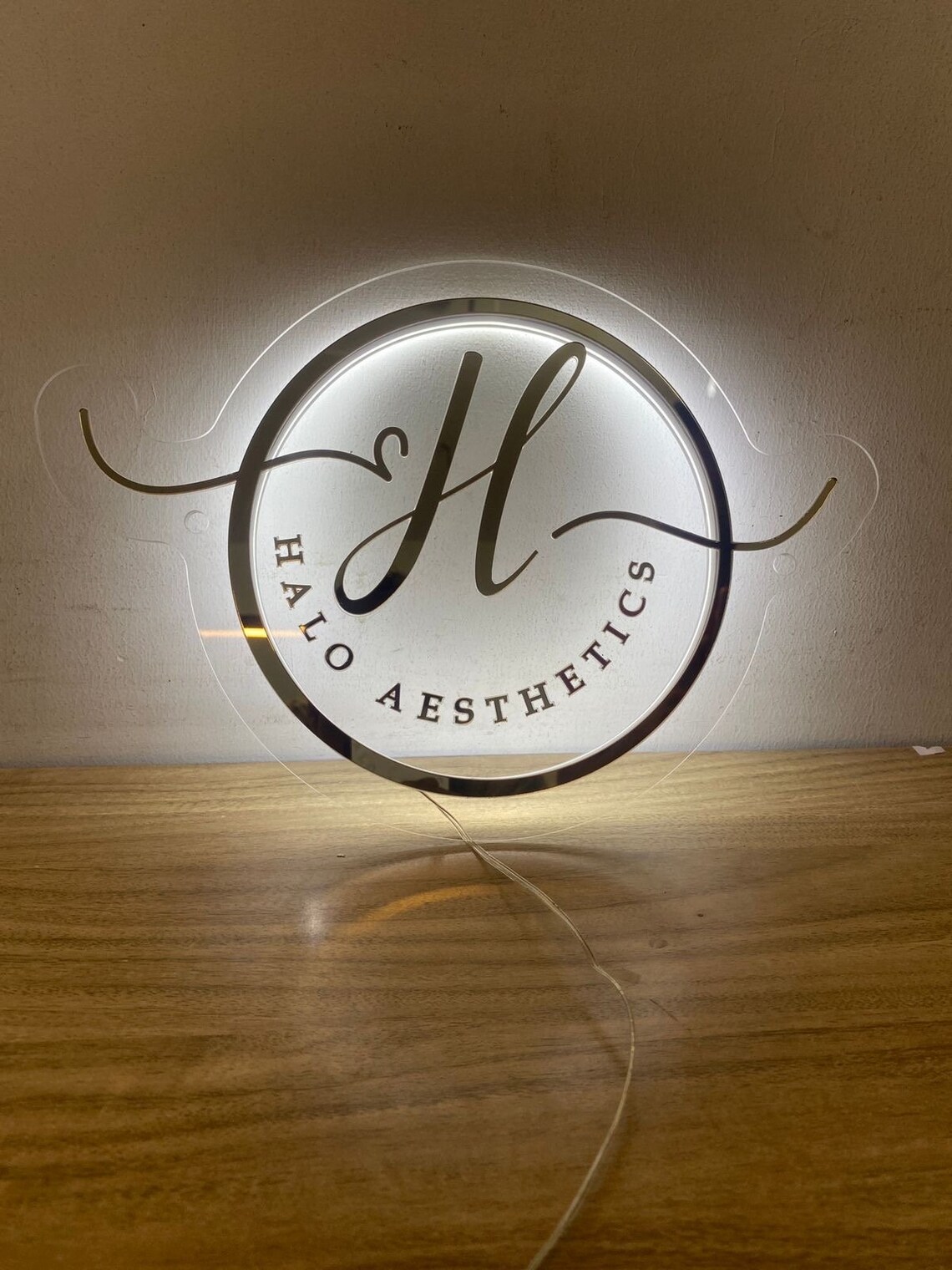Custom Backlit Acrylic Sign | Acrylic Logo Sign | LED Business Sign ...