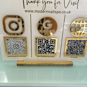 Custom QR Code Sign, Personalized QR Sign, Payment Method Sign, Shop ...