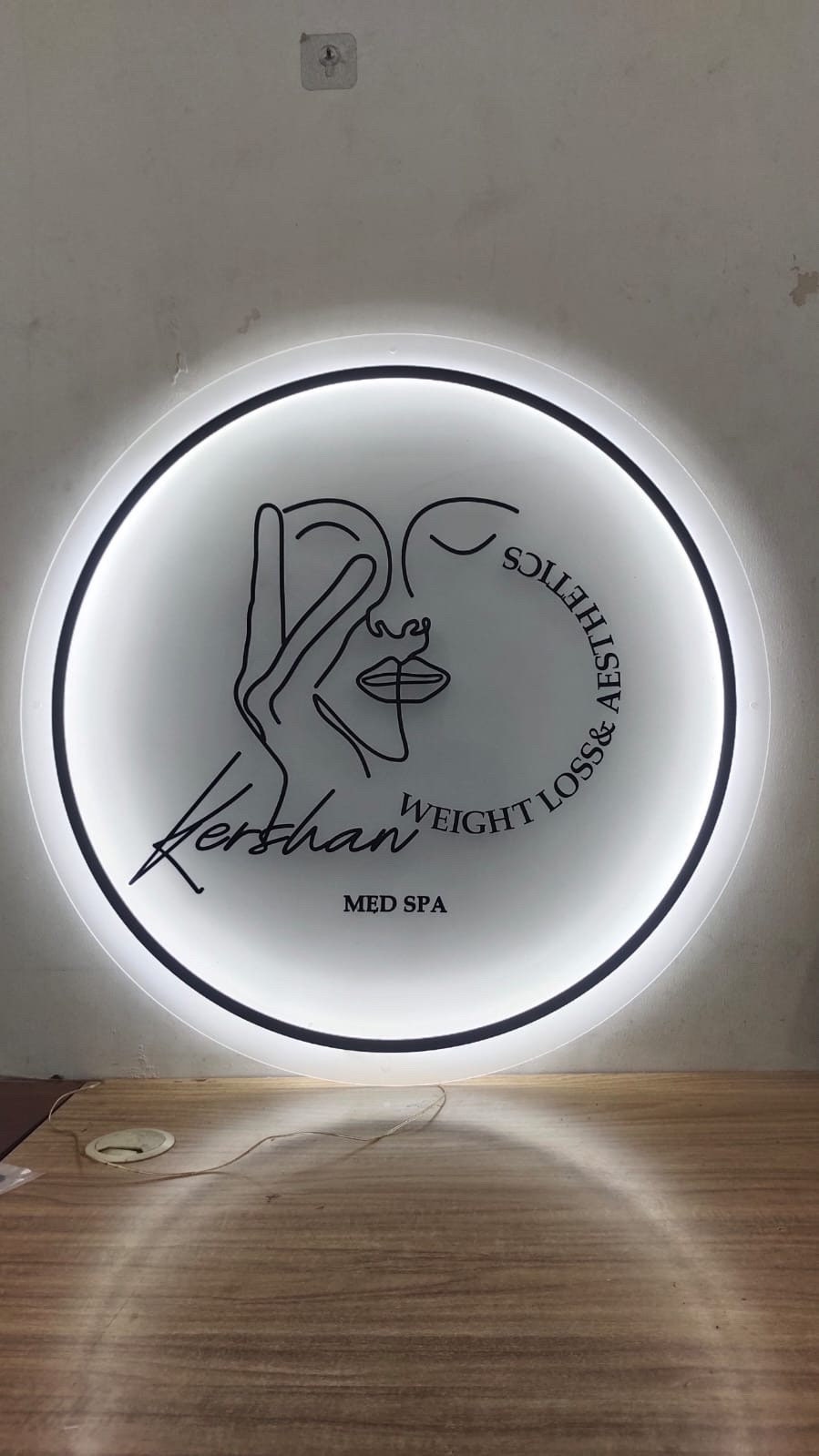 Custom Backlit Acrylic Sign | Acrylic Logo Sign | LED Business Sign ...