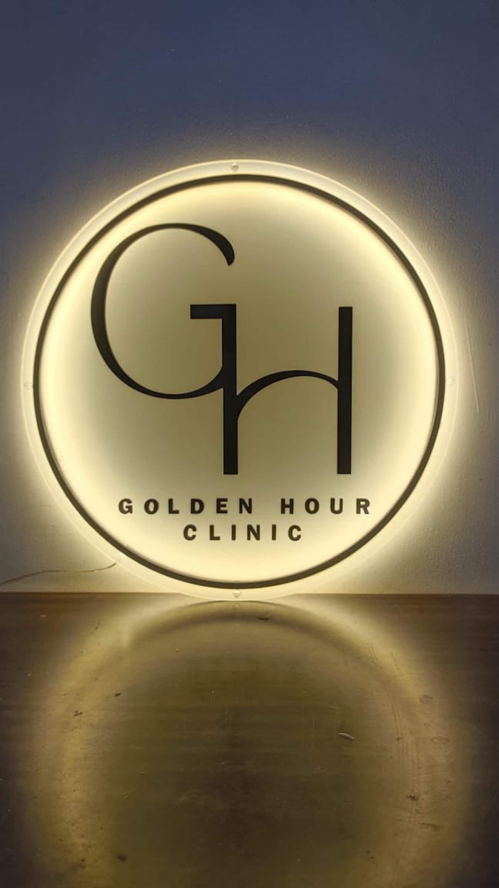 Custom Backlit Acrylic Sign Acrylic Logo Sign LED Business Sign Salon ...