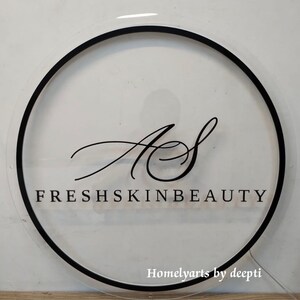 Acrylic Light up Business Sign | 3d Led Logo | Neon Backlit Sign ...