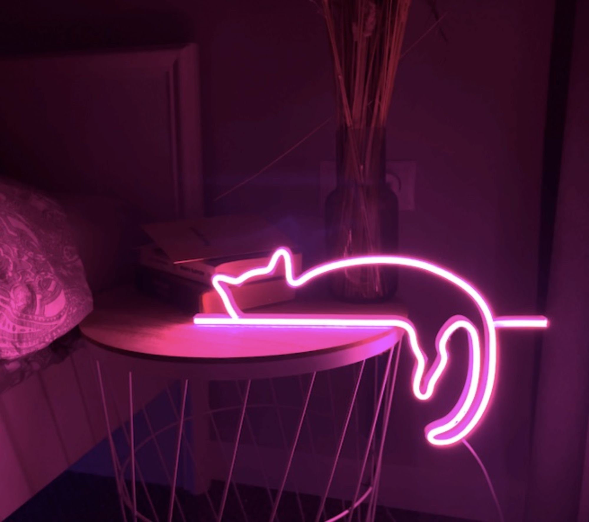 Cat Neon Sign Art Decor Neon Light Wall Art Signs Cute Cat Decor, Gift ...