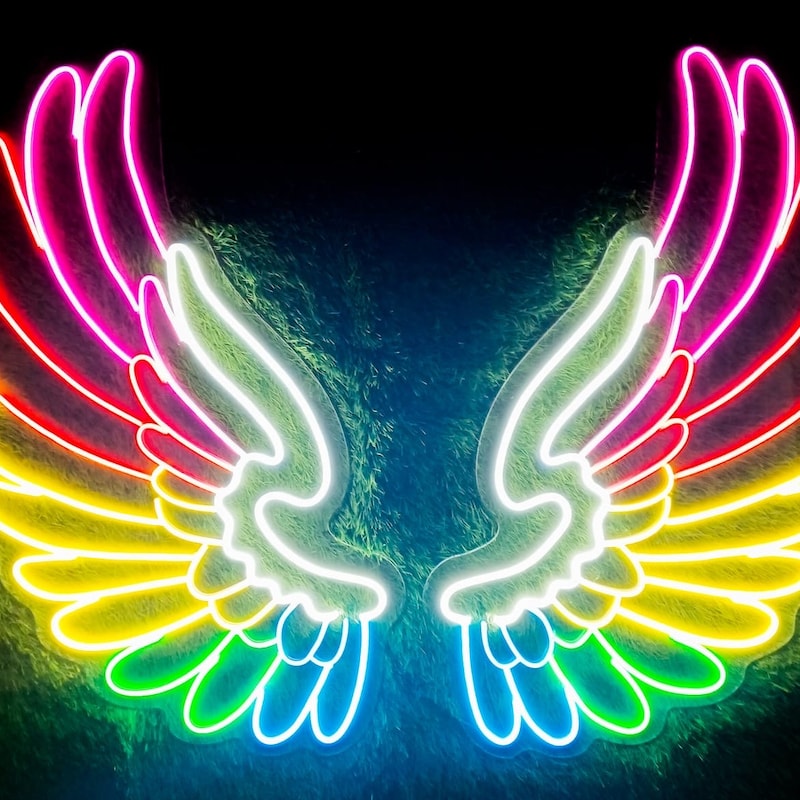 Neon Wings - Etsy