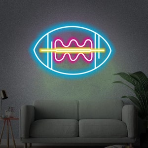 Sport Led Sign, Football Neon Sign, Wall Decor, Neon Sign, Custom Neon ...