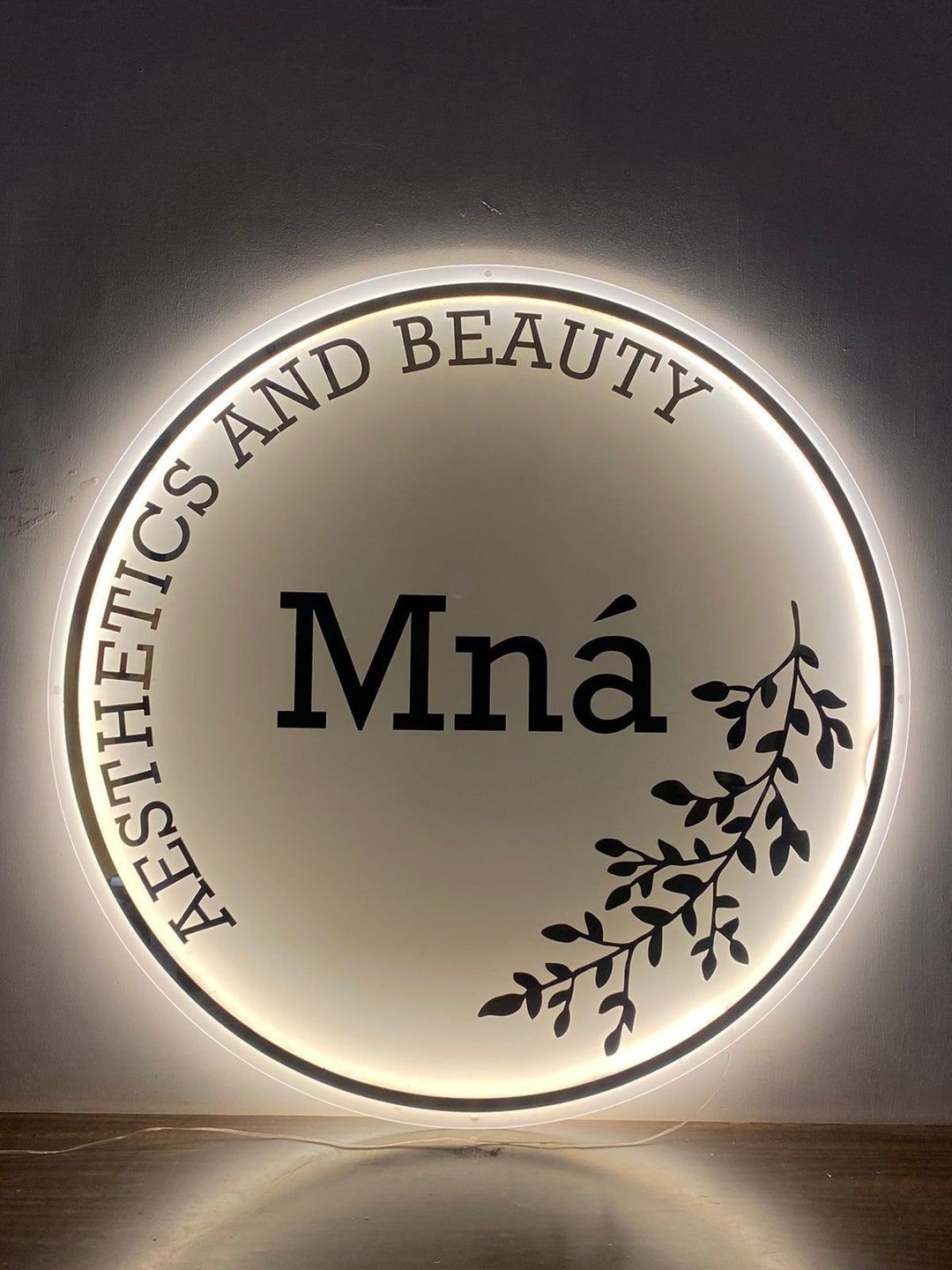 Custom Backlit Acrylic Sign | Acrylic Logo Sign | LED Business Sign ...