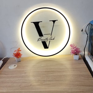 Custom Backlit Acrylic Sign | Acrylic Logo Sign | LED Business Sign ...